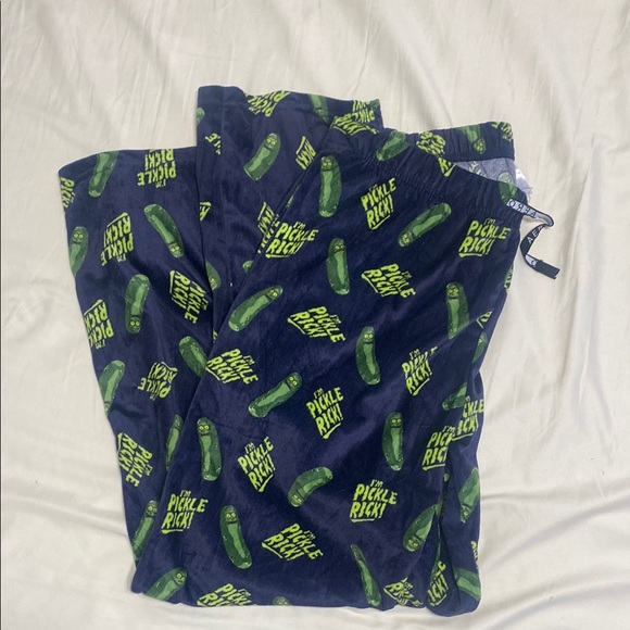 Aeropostale | Pants | Rick And Morty Pickle Rick Pajama Pants Blue And ...